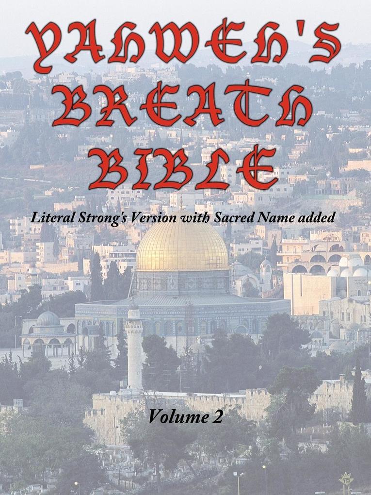 Buch (kartoniert): "Yahweh's Breath Bible, Volume 2"