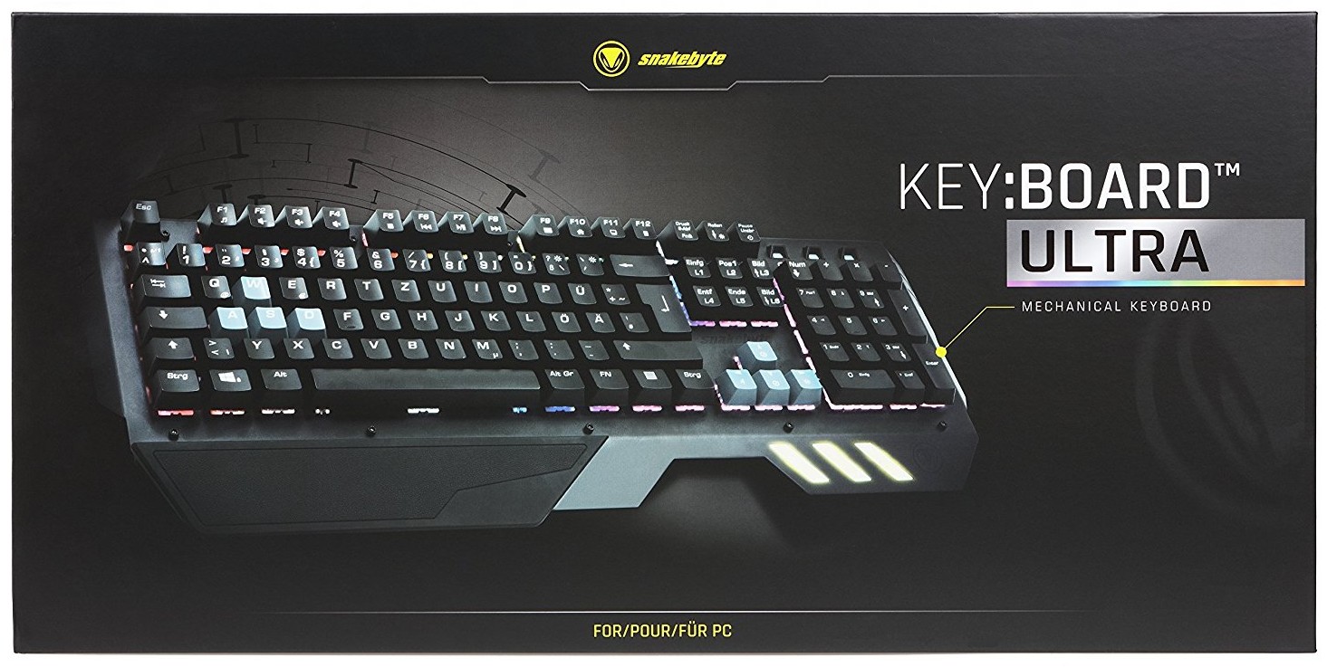 snakebyte KEY:BOARD ULTRA, PC, Mechanische Tastatur, Gaming-Keyboard ...