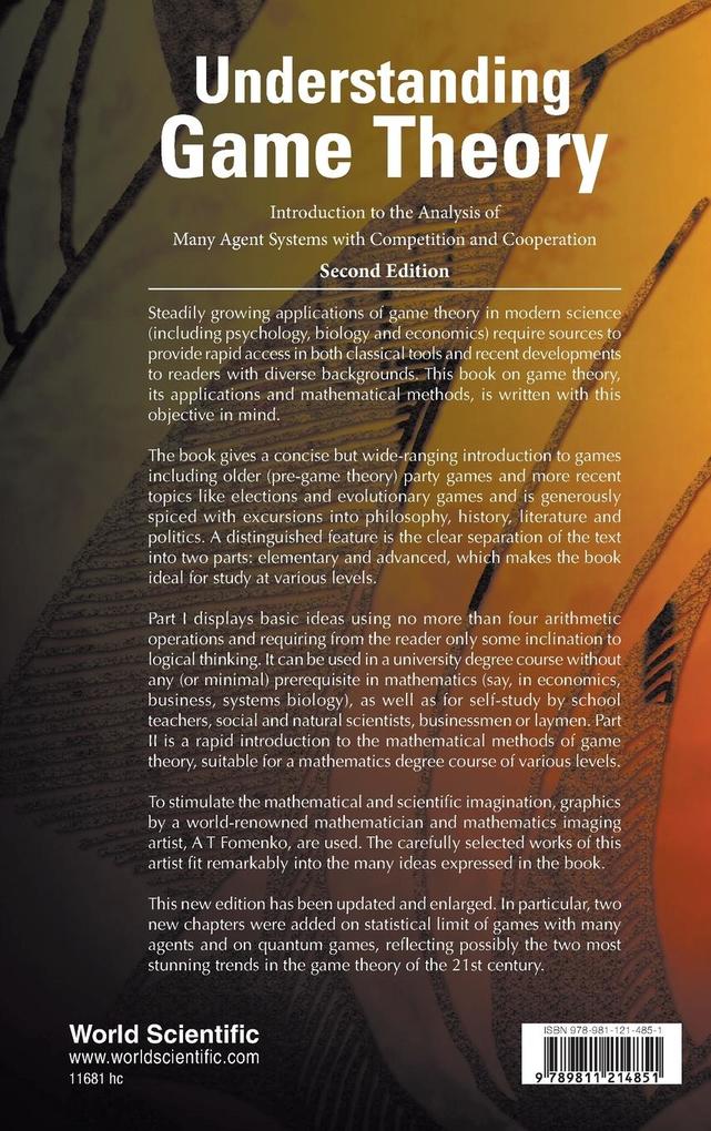 Vasily N Kolokoltsov, Oleg A Malafeyev: Understanding Game Theory: Introduction to the Analysis ...