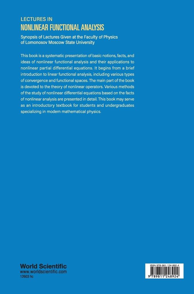 Maxim Olegovich Korpusov, Alexey V Ovchinnikov, Alexander Anatolyevich Panin: Lectures in ...