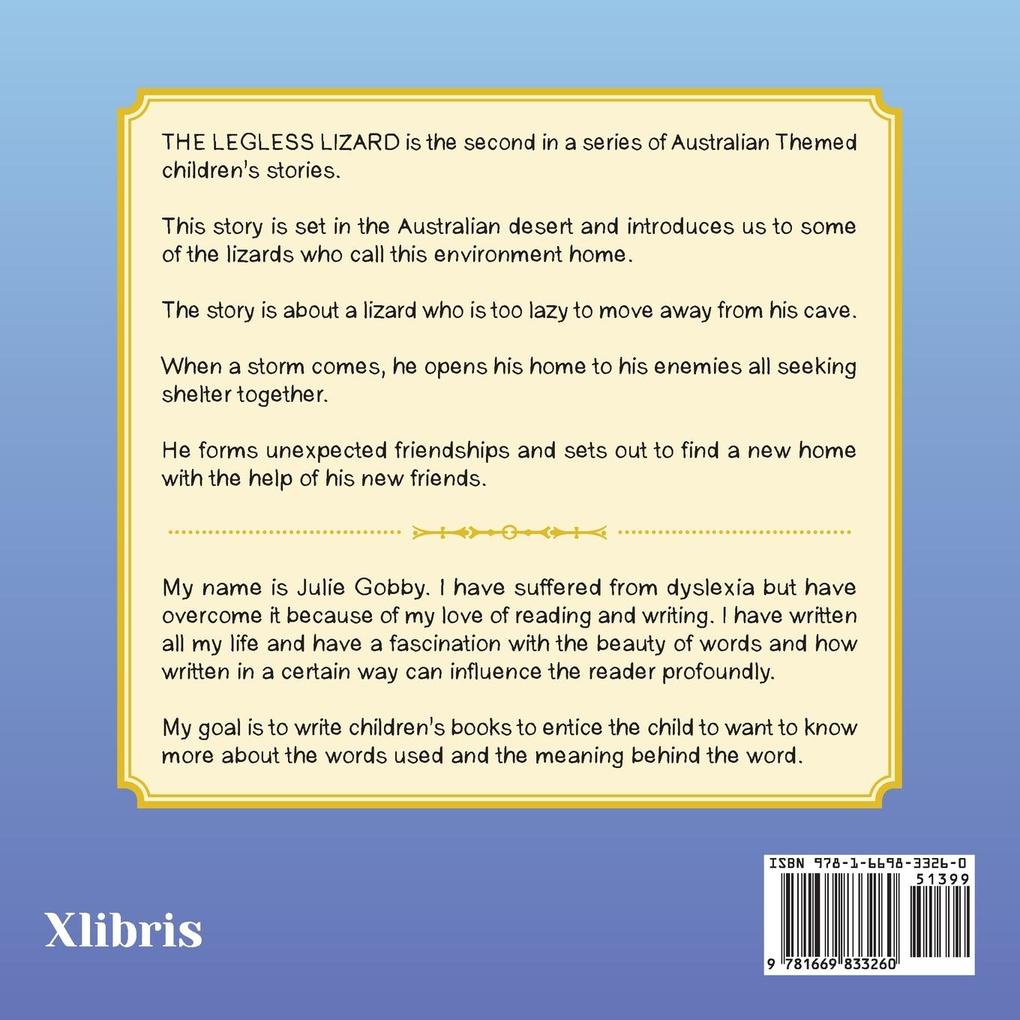 Taschenbuch: "The Lazy Legless Lizard"