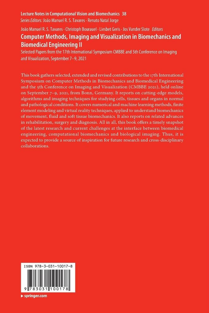 Taschenbuch: "Computer Methods, Imaging and Visualization in ...