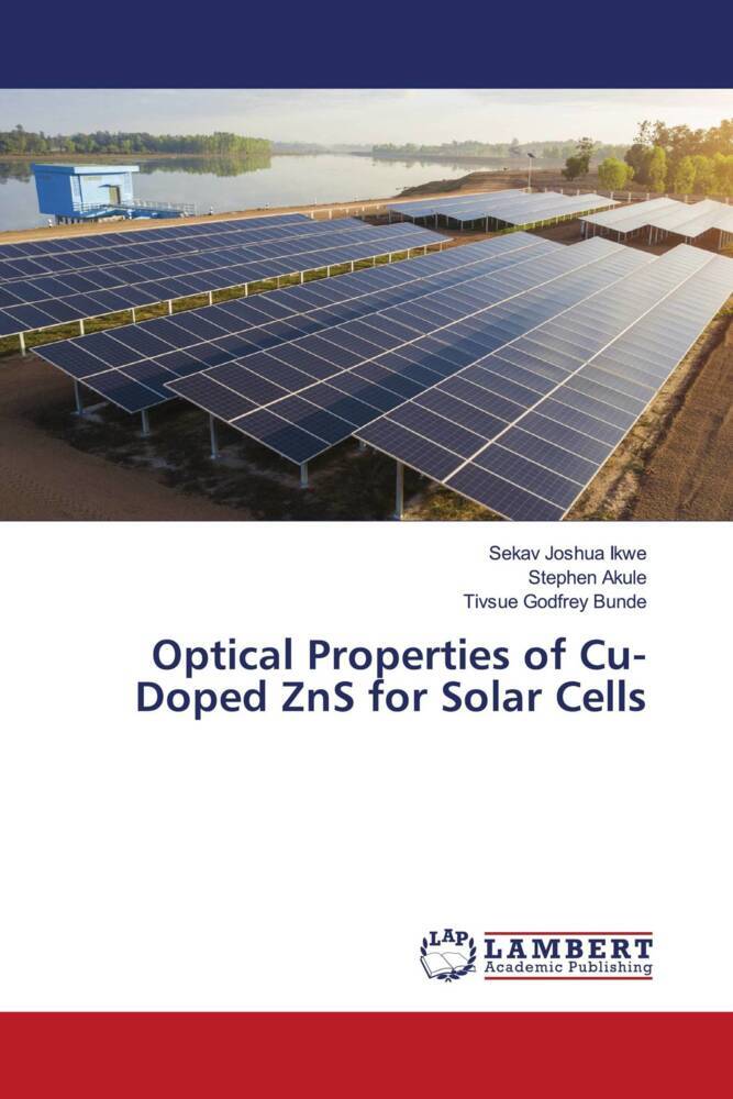 Buch (kartoniert): "Optical Properties of Cu-Doped ZnS for Solar Cells"