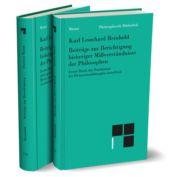 "Beiträge zur Berichtigung bisheriger Mißverständnisse der Philosophen ...