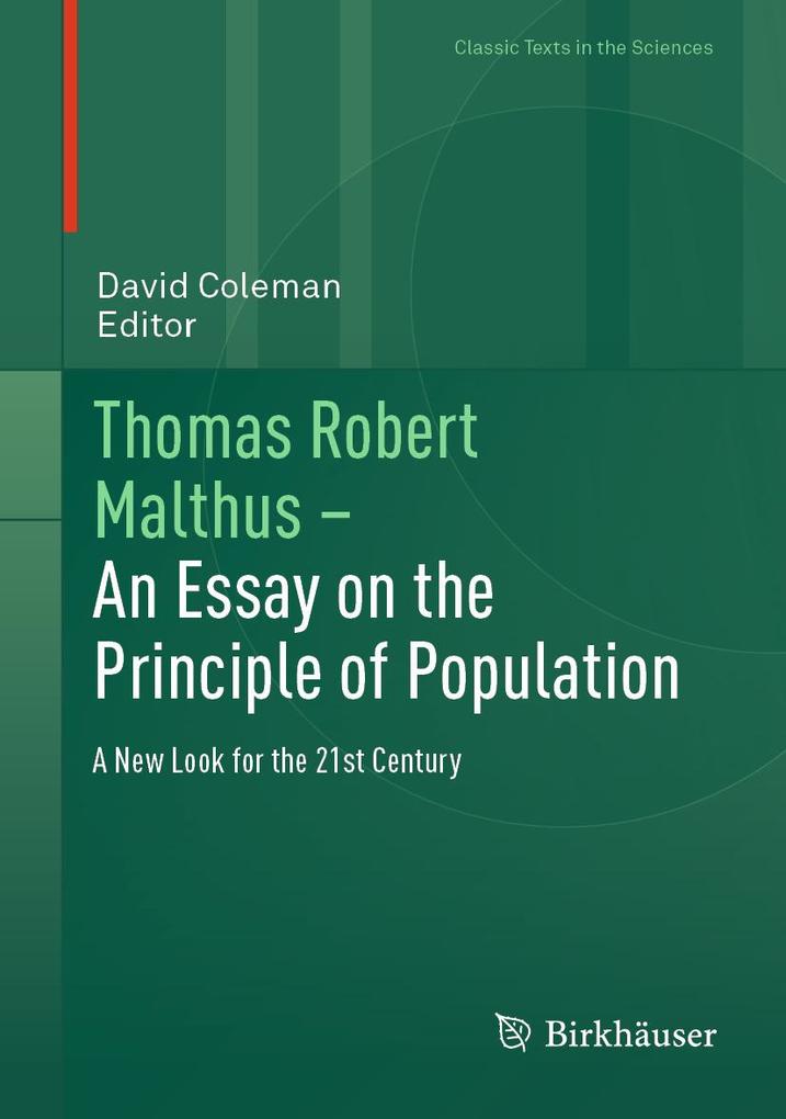 eBook pdf: "Thomas Robert Malthus - An Essay on the Principle of ...
