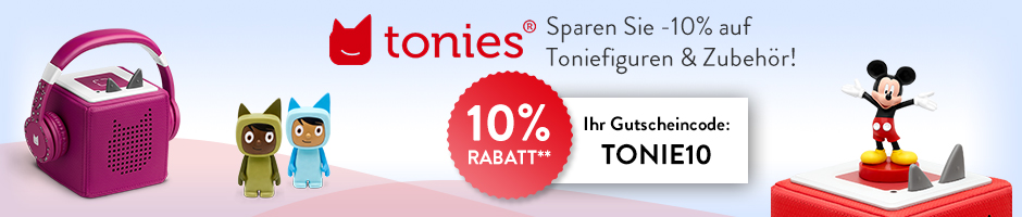 Toniebox und Tonies mit Gutschein bei Hugendubel.de kaufen